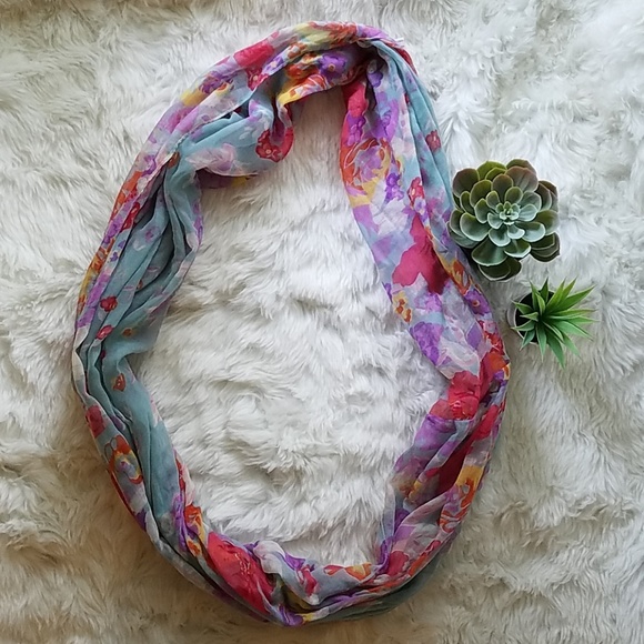 Candie's | Accessories | Candies Infinity Floral Scarf | Poshmark